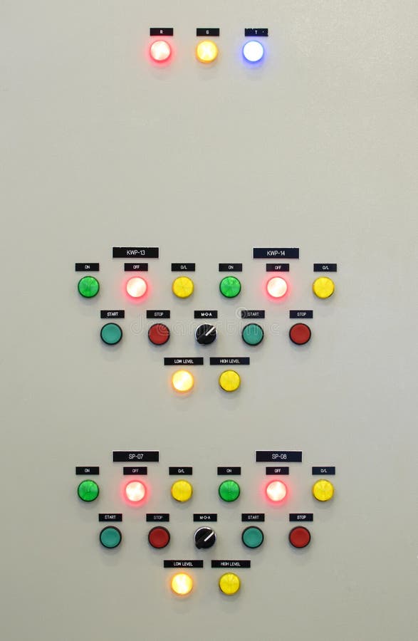 The Fire Control Panel , Industries Stock Photo - Image of electrical ...