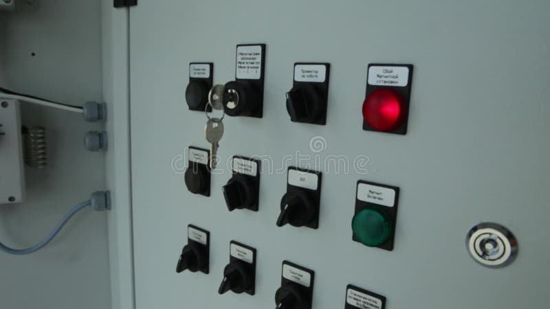 The Fire Control Panel To Manage the Plant. Control Panel Electrical ...