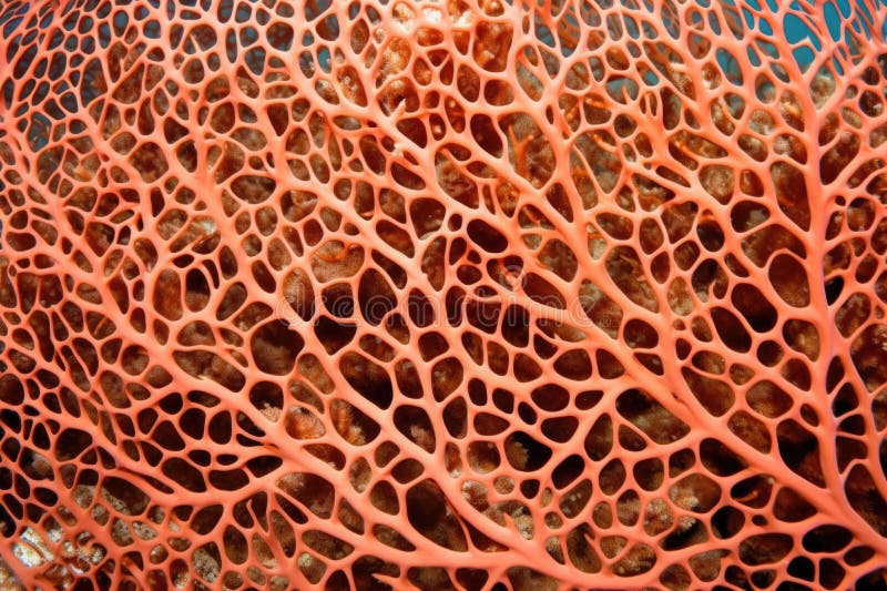 Fire Coral with Itscharacteristic Net-like Pattern Close-up Stock ...