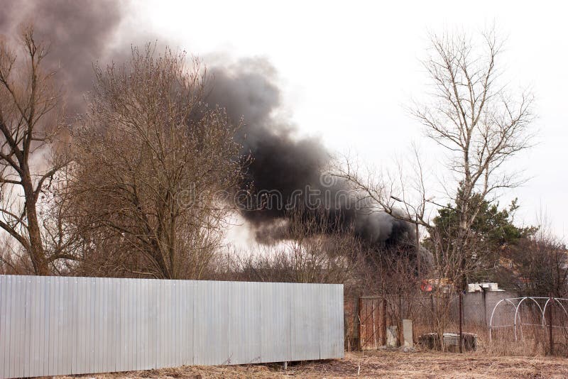 Fire in countryside editorial photo. Image of fire, tight - 43859166