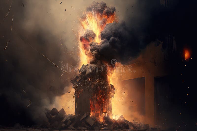 Fire cracker smoke stock illustration. Illustration of burn - 272540560