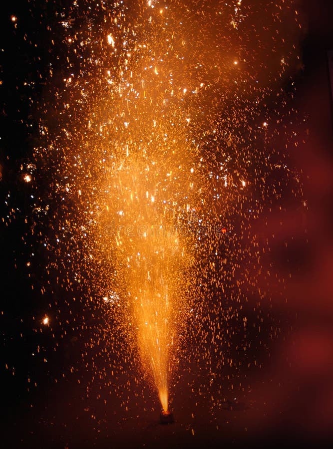 Explosion Of A Fire Cracker Stock Image - Image of fire, light: 11434689
