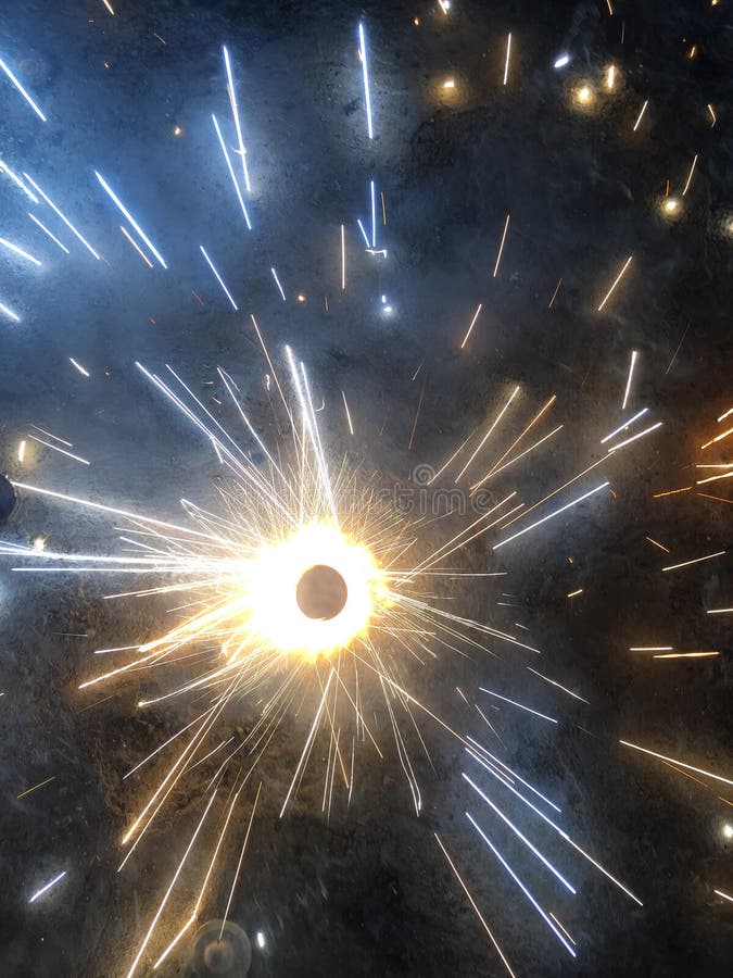 Fire Crackers during Diwali Stock Photo - Image of celebration, black ...