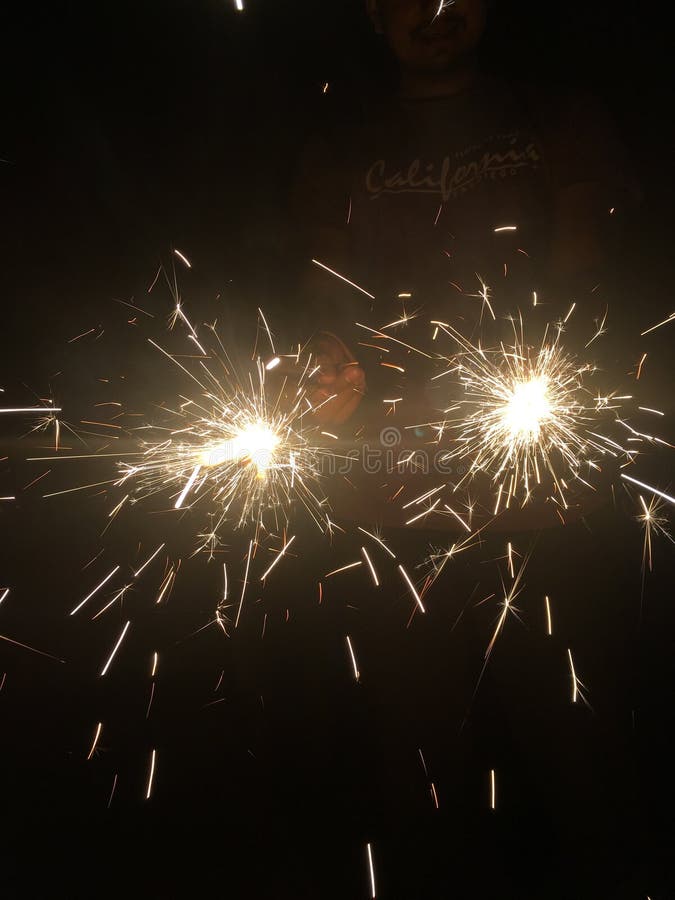 Fire Crackers during Diwali Stock Image - Image of explosion, happiness ...