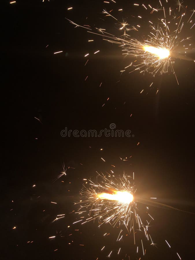 Fire Crackers during Diwali Stock Image - Image of celebrations, night ...