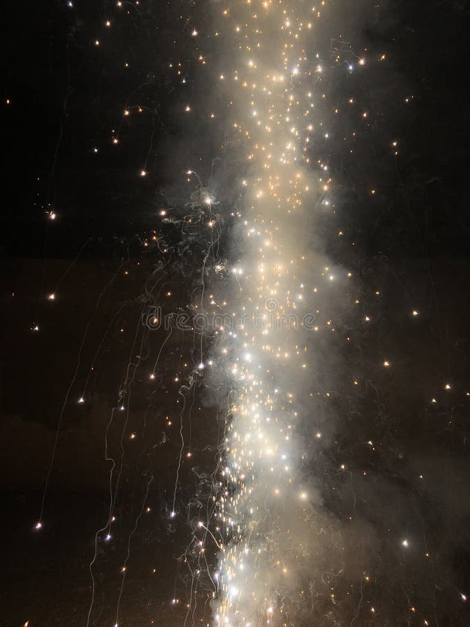 Fire Crackers during Diwali Stock Image - Image of firework, black ...