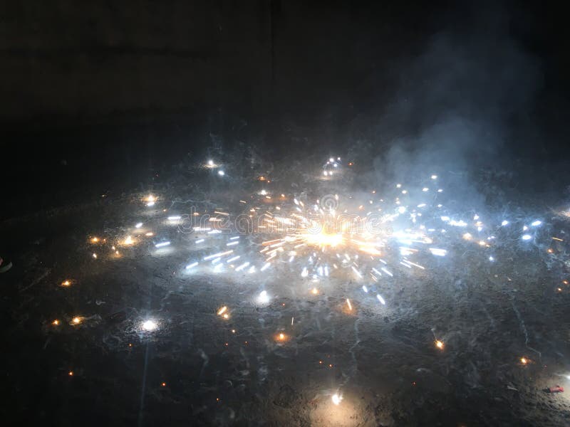 Fire Crackers during Diwali Stock Photo - Image of india, firework ...