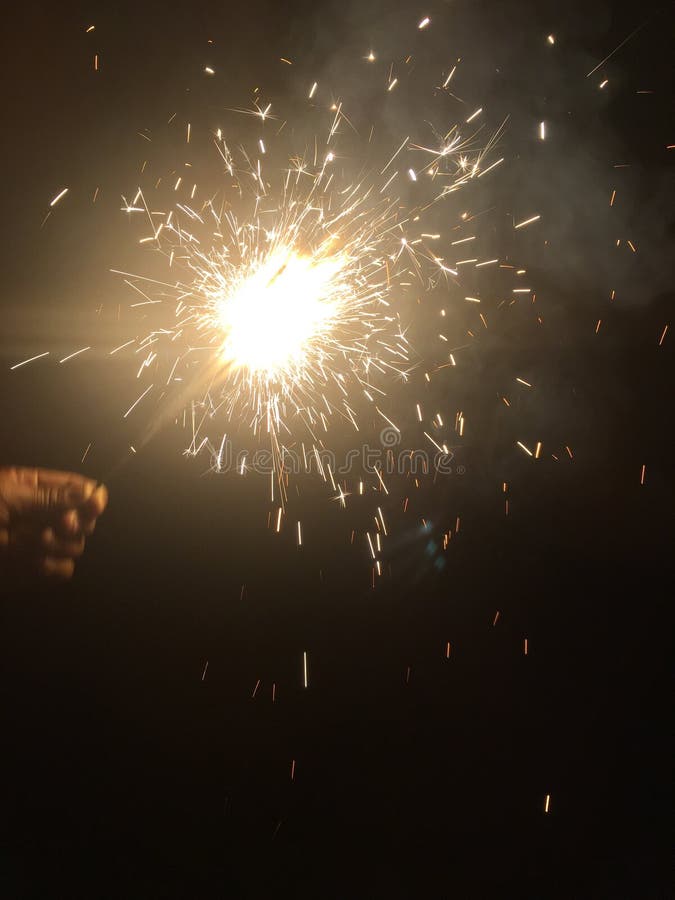 Fire Crackers during Diwali Stock Photo - Image of burst, crackers ...