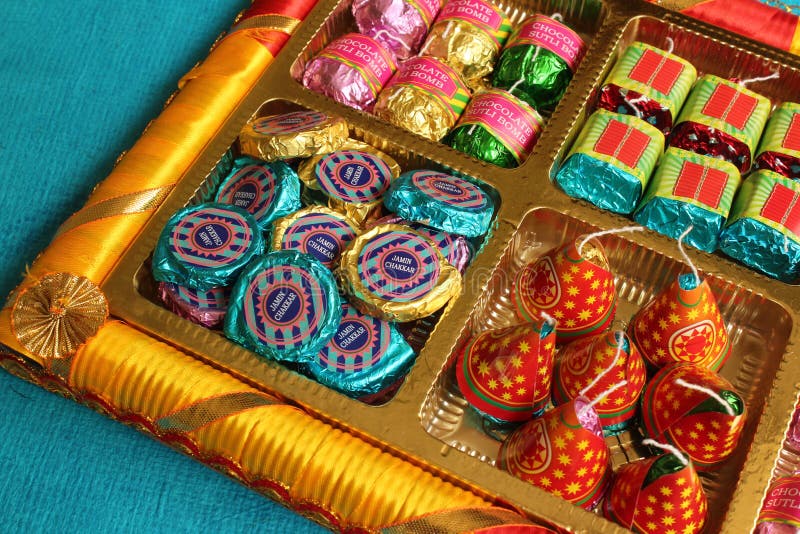 Fire Crackers Shaped Homemade Chocolates Stock Image - Image of bomb ...