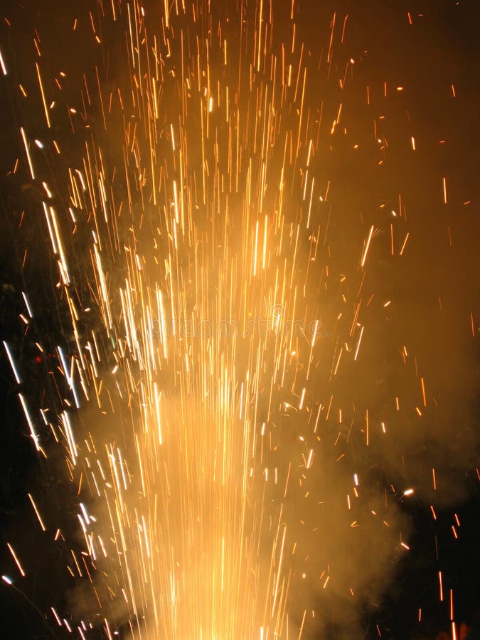 Fire Craker Spray stock photo. Image of abstract, extreme - 3690172