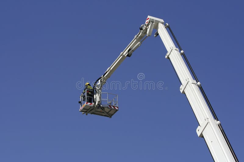 Fire - crane stock photo. Image of equipment, squad, height - 10817300