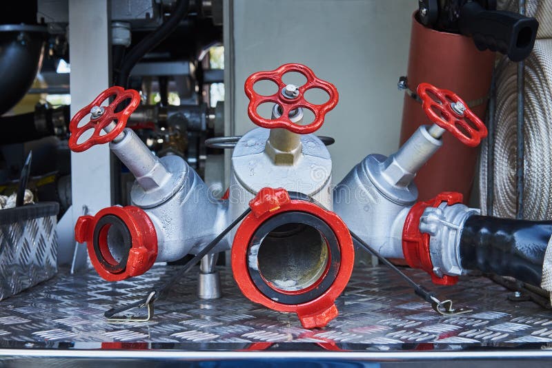 Fire Crane for Connection To a Fire Hydrant Stock Image - Image of ...