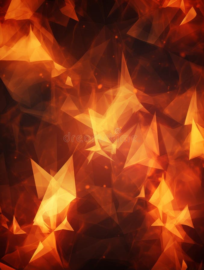 Fire Creative Abstract Geometric Texture. Stock Illustration ...