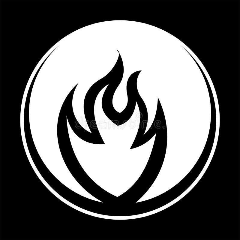 Fire Icon - Symbol of the Elements, Simple and Clean Vector Graphics ...