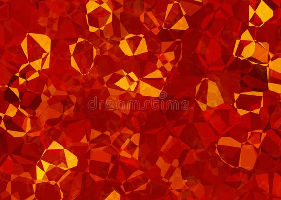 Fire Crystal Abstract Texture Stock Illustration - Illustration of ...