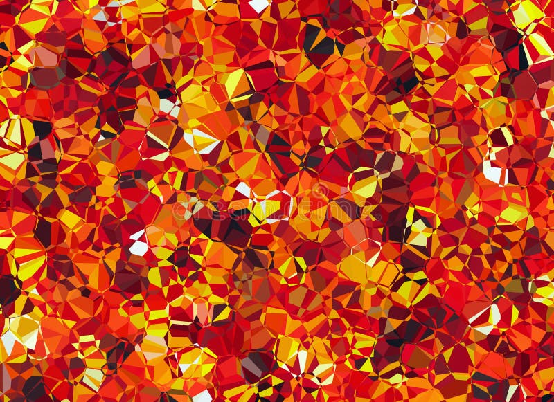 Fire Crystal Abstract Texture Stock Illustration - Illustration of ...
