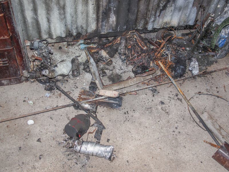 Fire damage stock image. Image of risk, burned, damages - 46302001