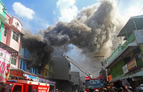 Fire damage editorial photo. Image of damage, java, save - 32306956