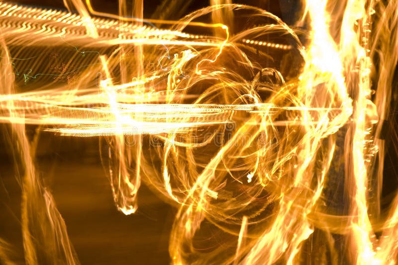 Fire Dance abstract stock photo. Image of yellow, time - 52741002