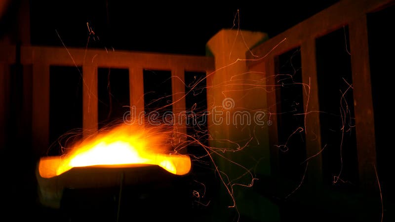 Fire dance stock image. Image of fire, light, dance, dancing - 97963831