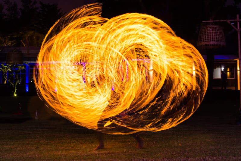Fire Dance Show stock image. Image of dance, circle - 104893729