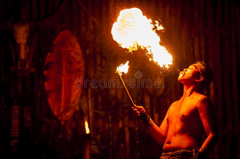 Fire dancer stock image. Image of flame, desire, dance - 484287