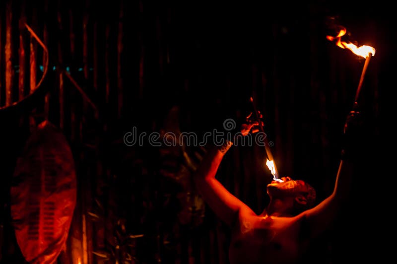 Fire Dancer editorial photography. Image of performer - 37534702