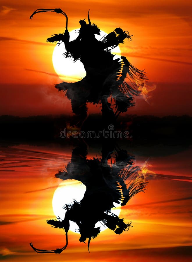 Native American Dancer Silhouette Stock Photos - Free & Royalty-Free ...