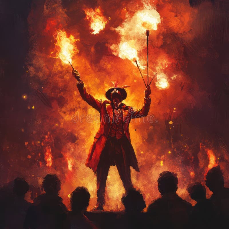 Flaming Sticks Stock Illustrations – 155 Flaming Sticks Stock ...