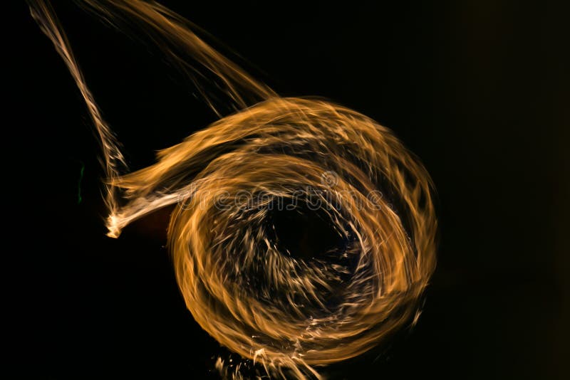 Fire dancing. stock photo. Image of activity, abstract - 30832732