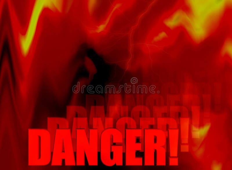 Fire Danger Abstract stock illustration. Illustration of season - 575136