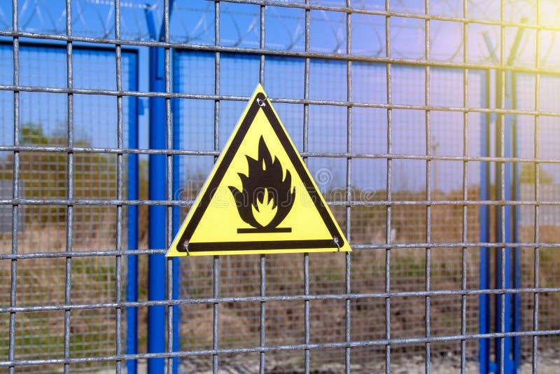 Fire danger levels sign stock photo. Image of chart - 150658154