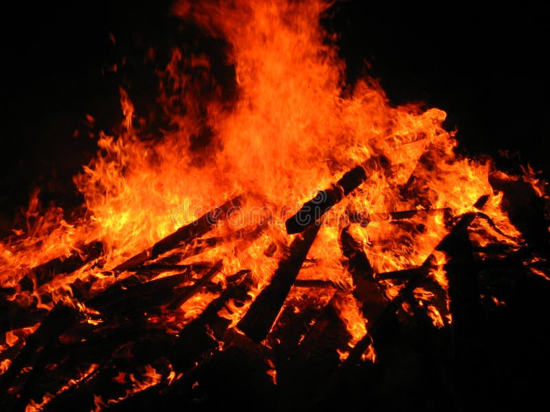 Fire In Darkness Picture. Image: 9403286