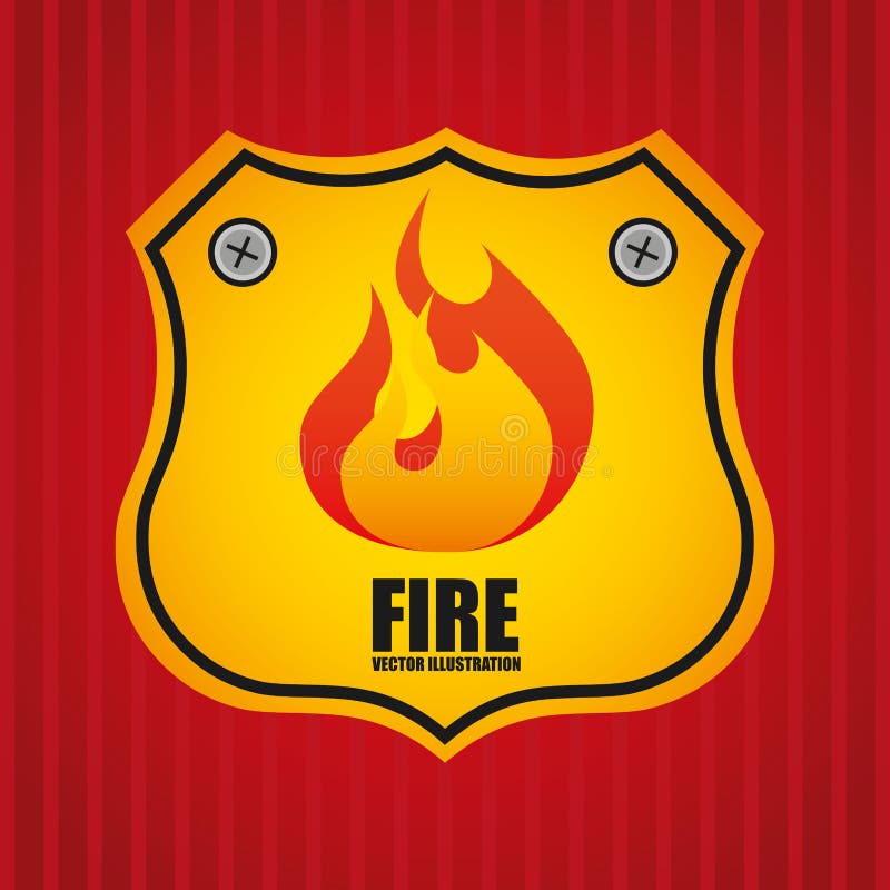 Fire department design stock illustration. Illustration of department ...