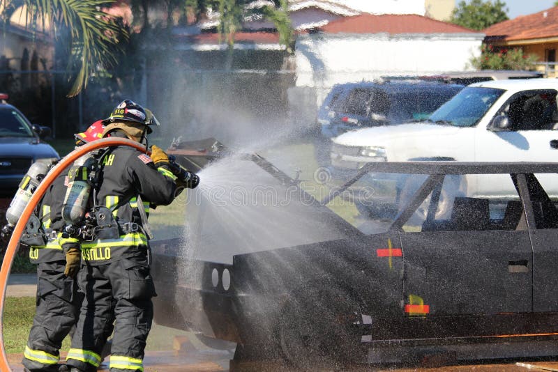 Fire department editorial image. Image of room, accident - 48137415