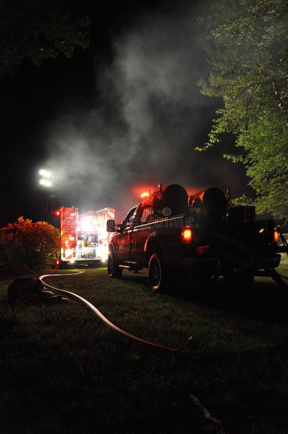 Fire Department on Scene stock photo. Image of cemetery - 18105236