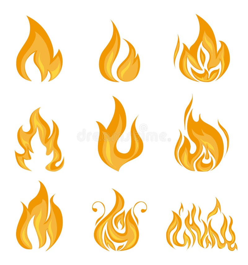 Fire design stock vector. Illustration of emblem, bonfire - 47833636