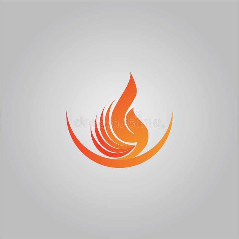 Fire Logo Design stock vector. Illustration of creative - 138989768