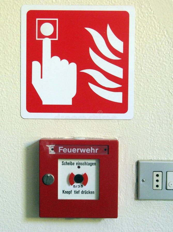 Fire Detector or Fire Alarm Stock Image - Image of firefighting ...