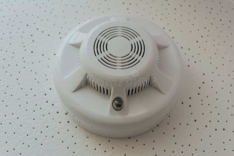 Smoke detector, fire alarm stock image. Image of rescue - 85851147
