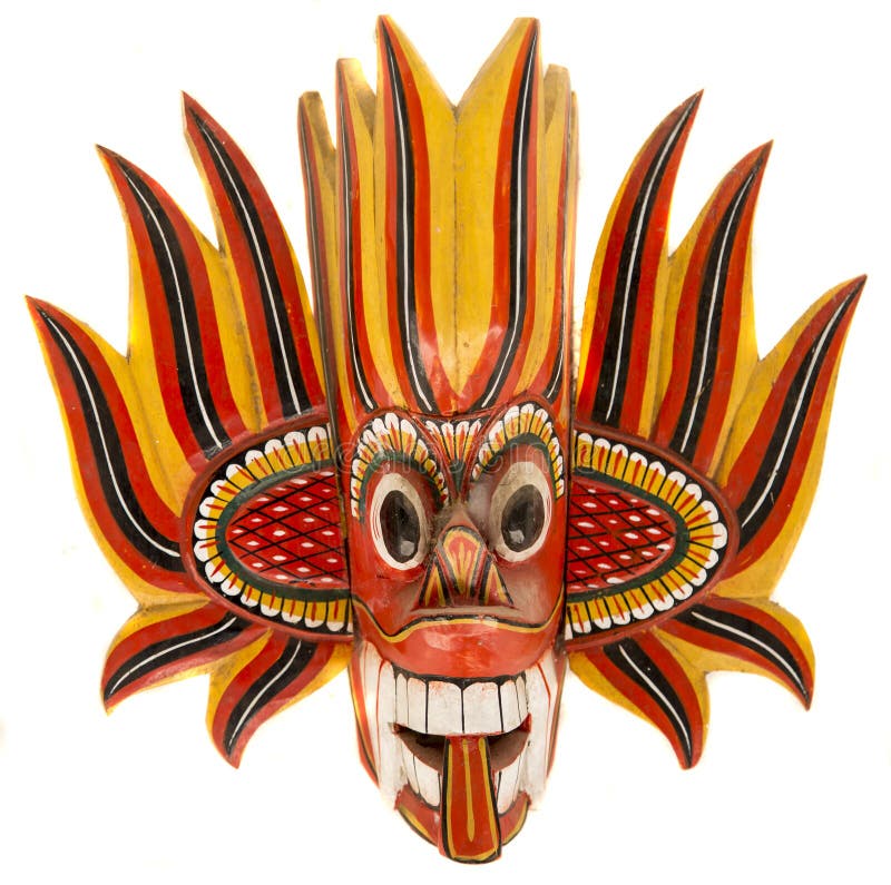 Fire devil mask stock photo. Image of mask, white, harmony - 38322980