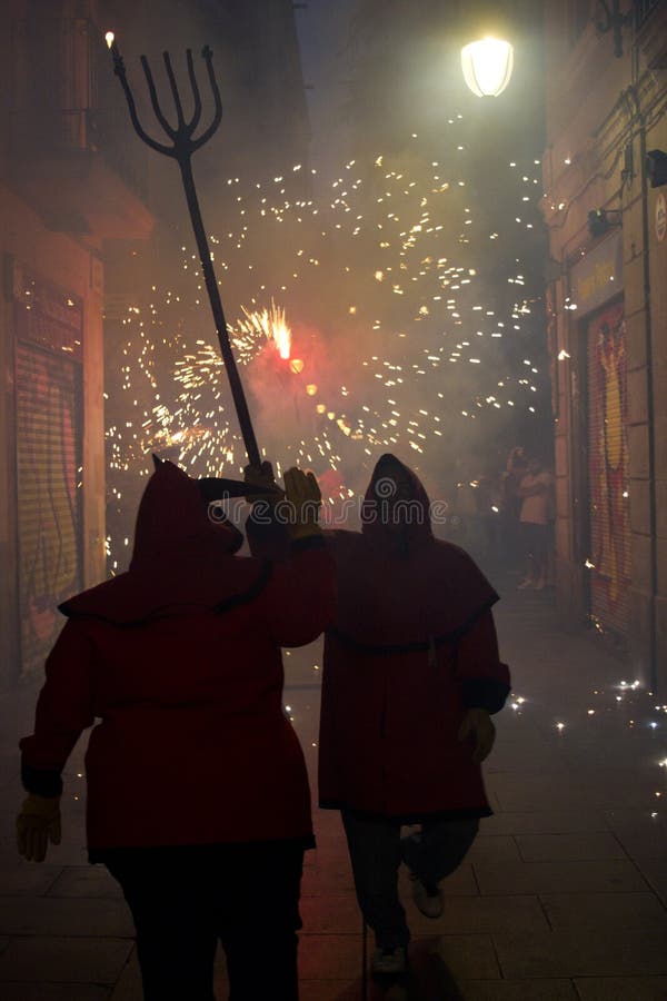 Fire Devils editorial photography. Image of culture, europe - 20379292