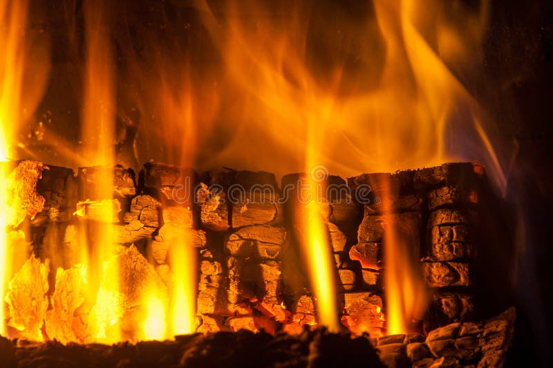 Fire stock image. Image of danger, burn, black, barbecue - 122183019