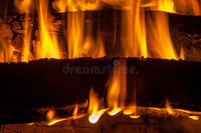 Fire stock image. Image of element, black, dangerous - 122183049