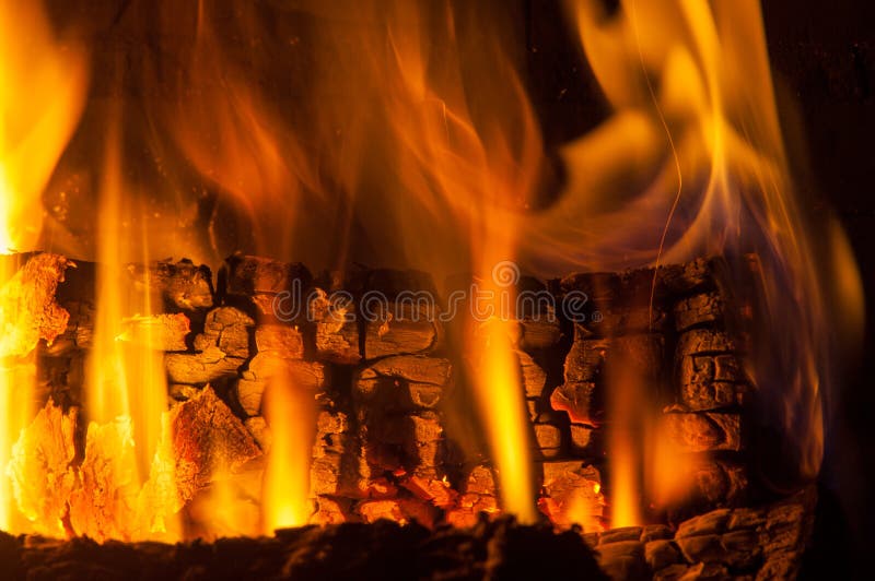 Fire stock image. Image of cozy, background, closeup - 122183173