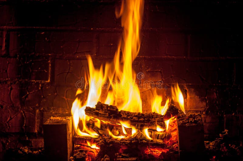 Fire stock photo. Image of closeup, campfire, hell, flametongue - 122183486