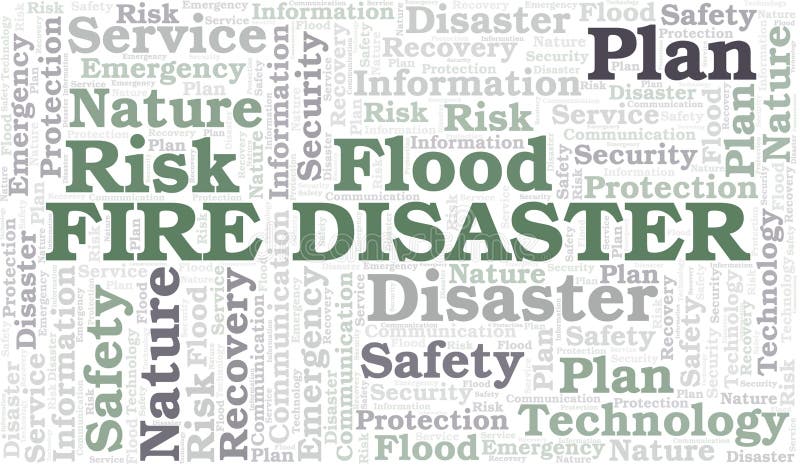 Disaster Word Displays Catastrophe Emergency or Crisis Stock ...