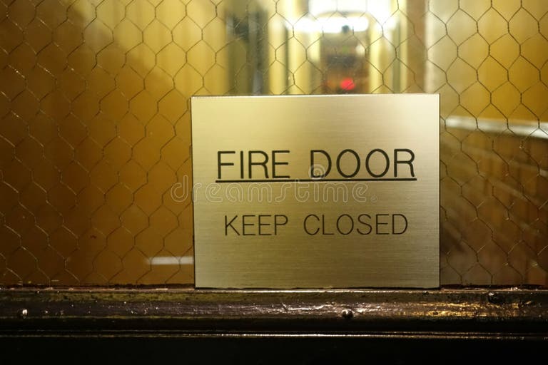 Fire Door stock photo. Image of alarm, fire, fireguard - 37402926