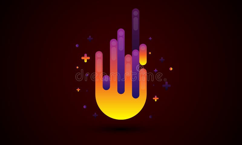 Fire drop in a flat design stock vector. Illustration of icon - 125739488