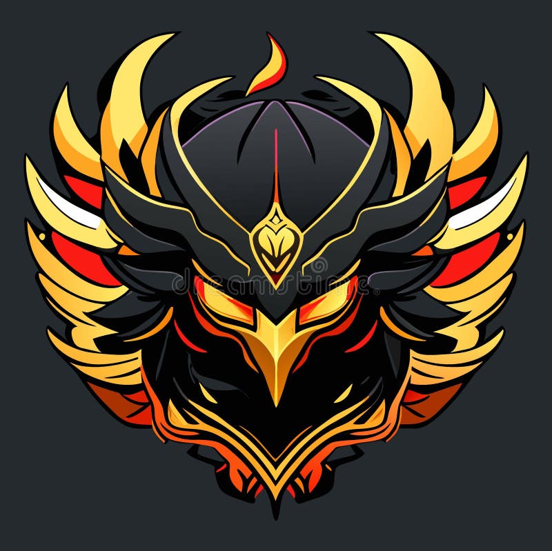 Fire Eagle Logo. AI Render. Stock Illustration - Illustration of ...